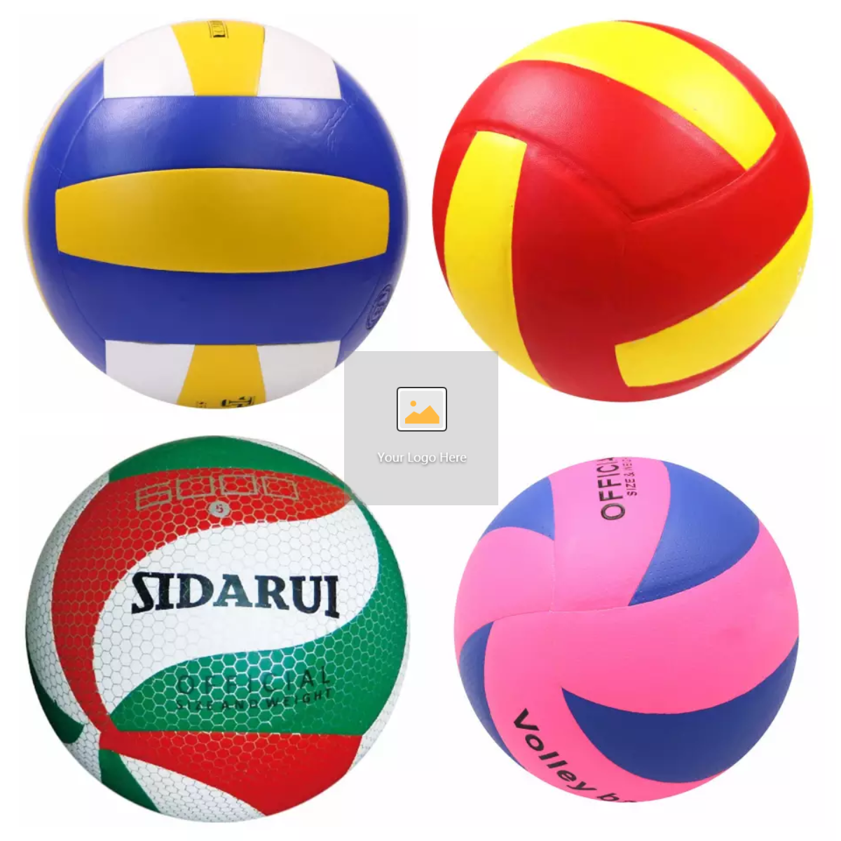 PVC PU Leather Laminated Volleyball